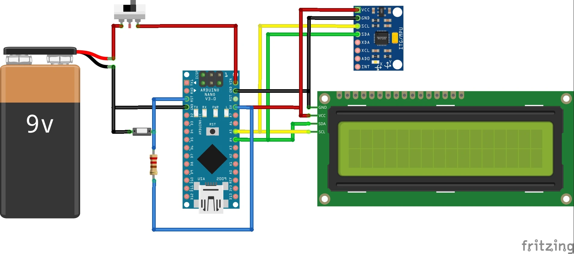 Angle Measurement Device Using Arduino And Mpu6050